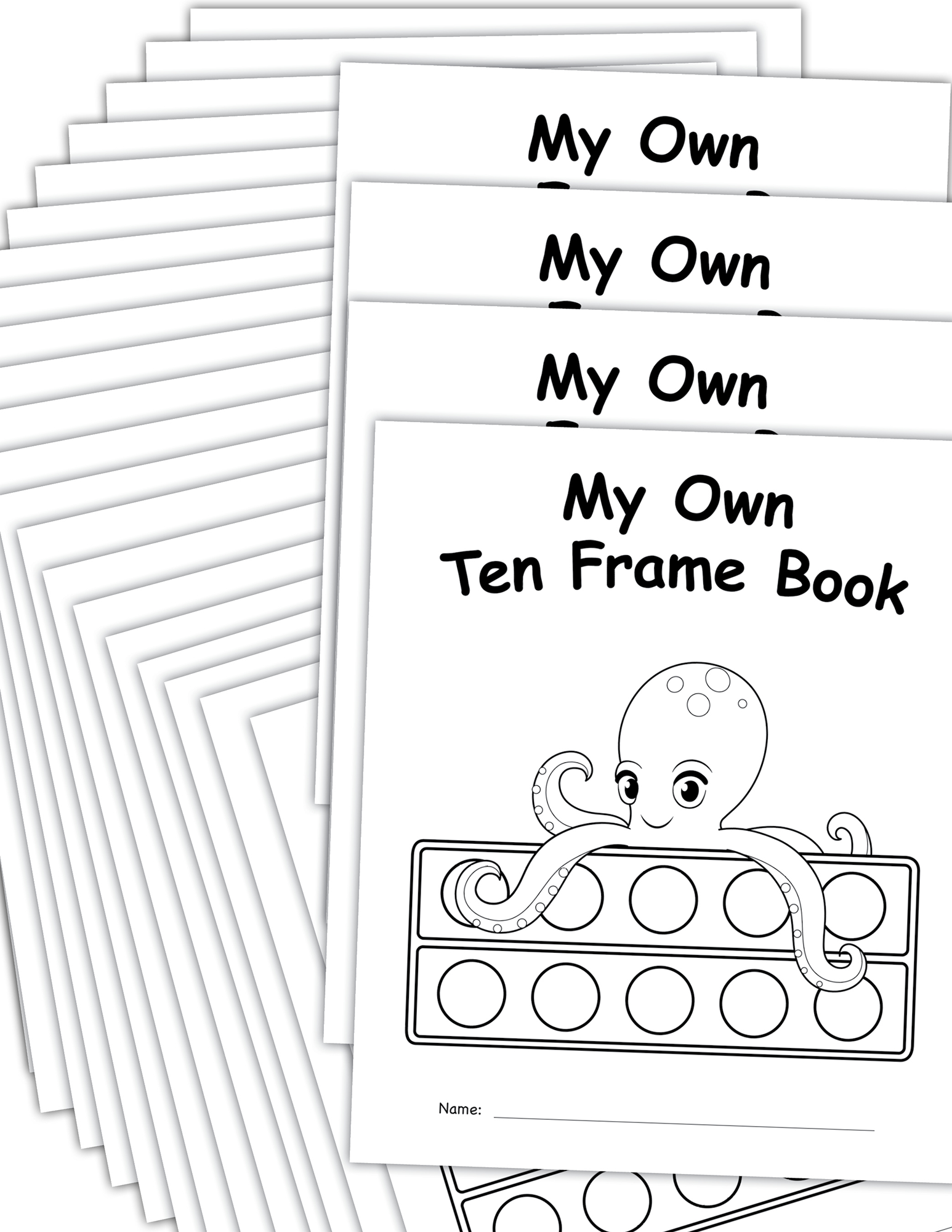 My Own Books: My Ten Frame Book, 25 Pack - TCR2088762 | Teacher Created ...