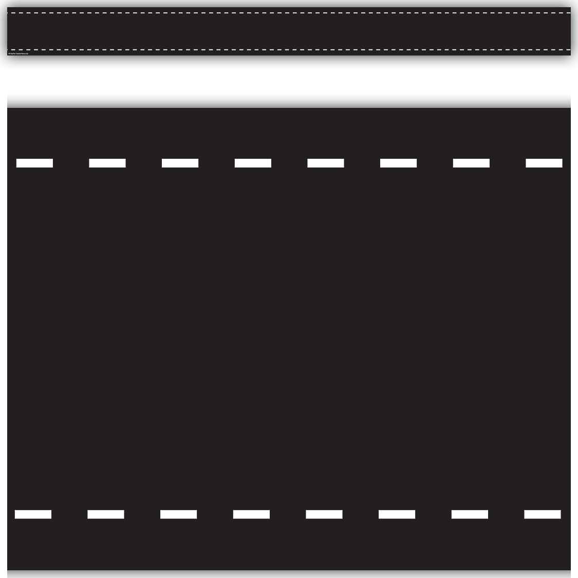 Black Stitch Straight Border Trim - TCR2146 | Teacher Created Resources