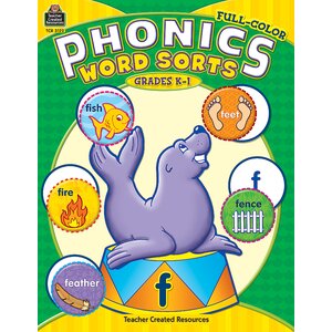 Full-Color Phonics Word Sorts - TCR3122 | Teacher Created Resources