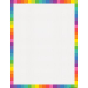 Colorful Blank Write-On/Wipe-Off Chart - TCR7109 | Teacher Created ...