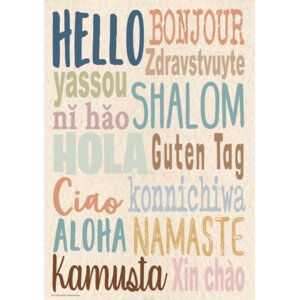 Everyone is Welcome Hello Positive Poster - TCR7143 | Teacher Created ...