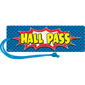 Superhero Magnetic Hall Pass - TCR77273 | Teacher Created Resources