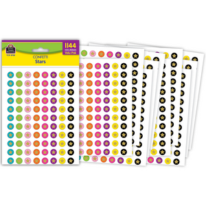 Confetti Stars Mini Stickers Valu-Pak - TCR8728 | Teacher Created Resources