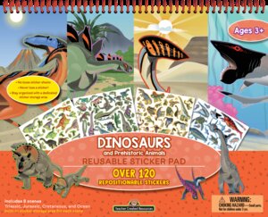 Dinosaurs and Prehistoric Animals Reusable Sticker Pad - TCR20116 ...