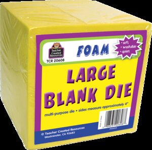Large Foam Blank Die - TCR20608 | Teacher Created Resources