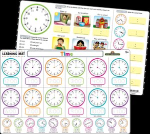 Time Learning Mat - TCR21023 | Teacher Created Resources