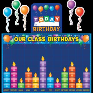 Birthday Graph Bulletin Board Display Set - TCR5335 | Teacher Created ...
