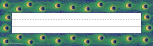 Peacock Name Plates (flat) - TCR5403 | Teacher Created Resources