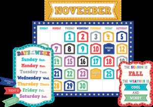 Marquee Calendar Bulletin Board - TCR5636 | Teacher Created Resources