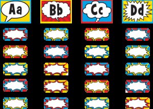 Superhero Alphabet Word Wall Bulletin Board Display Set - TCR5847 ...
