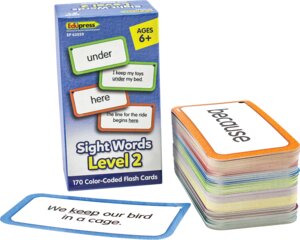 Sight Words Flash Cards - Level 2 - TCR62059 | Teacher Created Resources