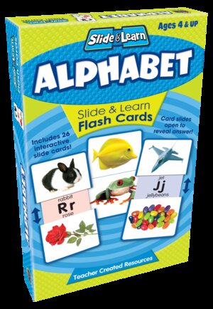 Alphabet Slide & Learn Flash Cards - TCR6553 | Teacher Created Resources