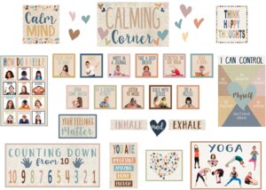 Everyone is Welcome Calming Corner Bulletin Board - TCR7118 | Teacher ...