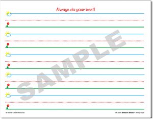 Smart Start K-1 Writing Paper: 40 Sheet Tablet - TCR76500 | Teacher ...