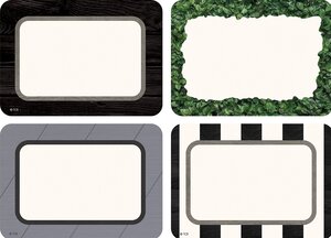 Modern Farmhouse Name Tags/Labels - Multi-Pack - TCR8527 | Teacher ...