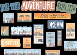 Moving Mountains Let the Adventure Begin Mini Bulletin Board - TCR9143 ...