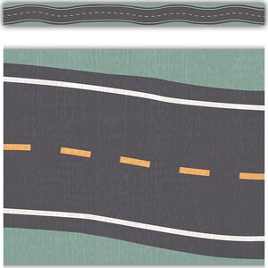 Road Trip Straight Border Trim - TCR9241 | Teacher Created Resources