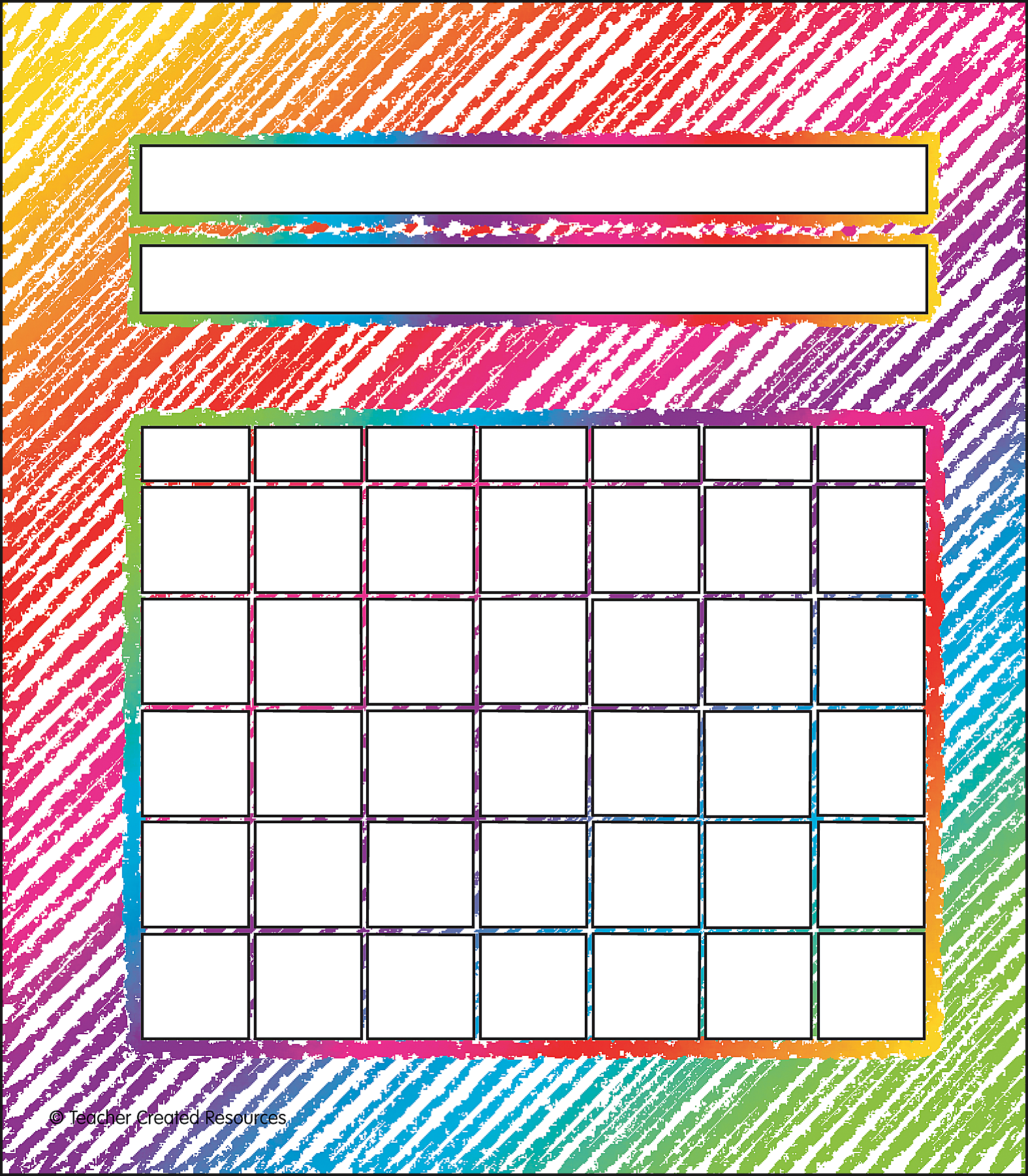 Colorful Scribble Incentive Charts - TCR3072 | Teacher Created Resources