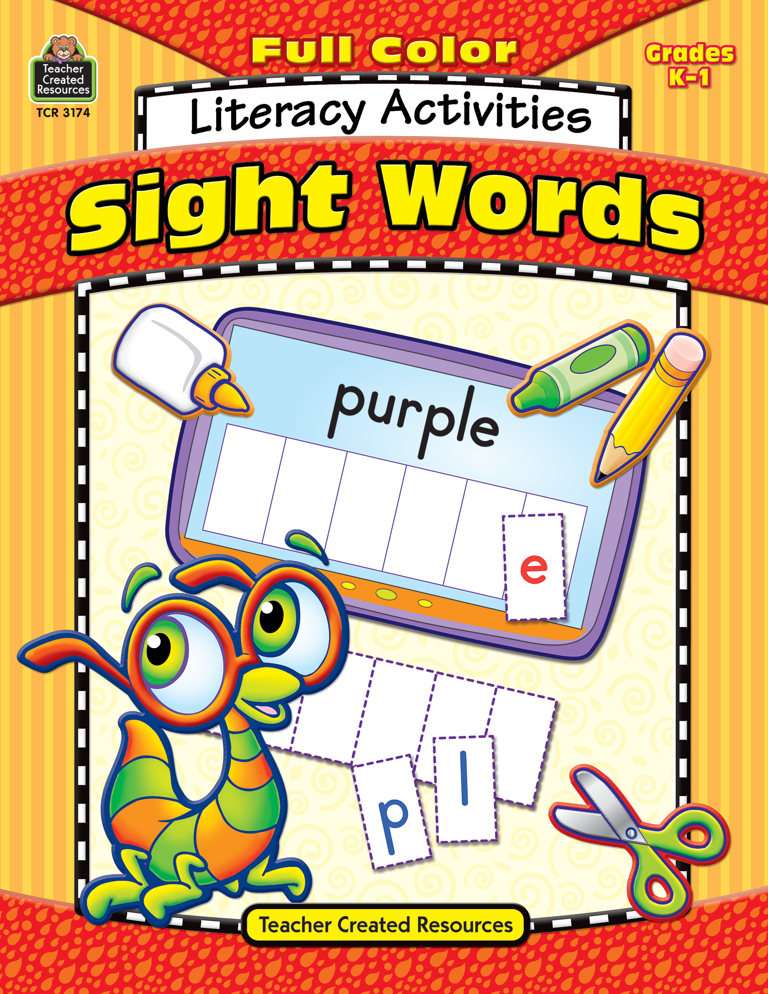 Full-Color Literacy Activities: Sight Words - TCR3174 | Teacher Created ...