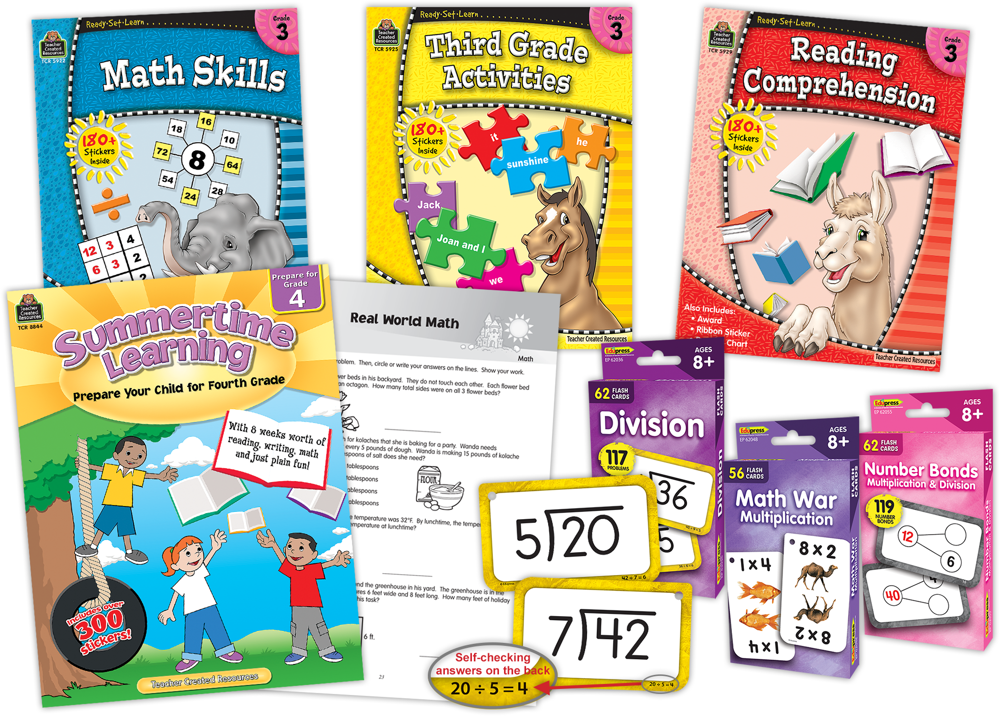Learning at Home Grade 3 Kit - TCR32401 | Teacher Created Resources