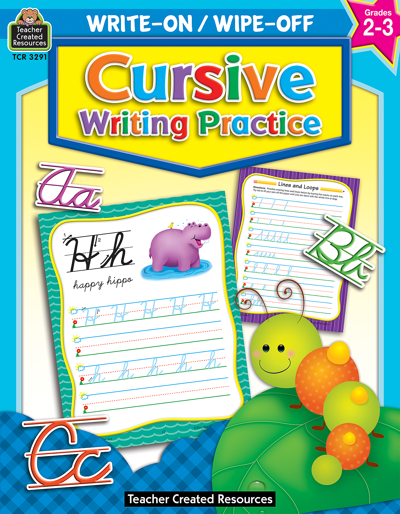 Write-On/Wipe-Off Book: Cursive Writing Practice - TCR3291 | Teacher ...