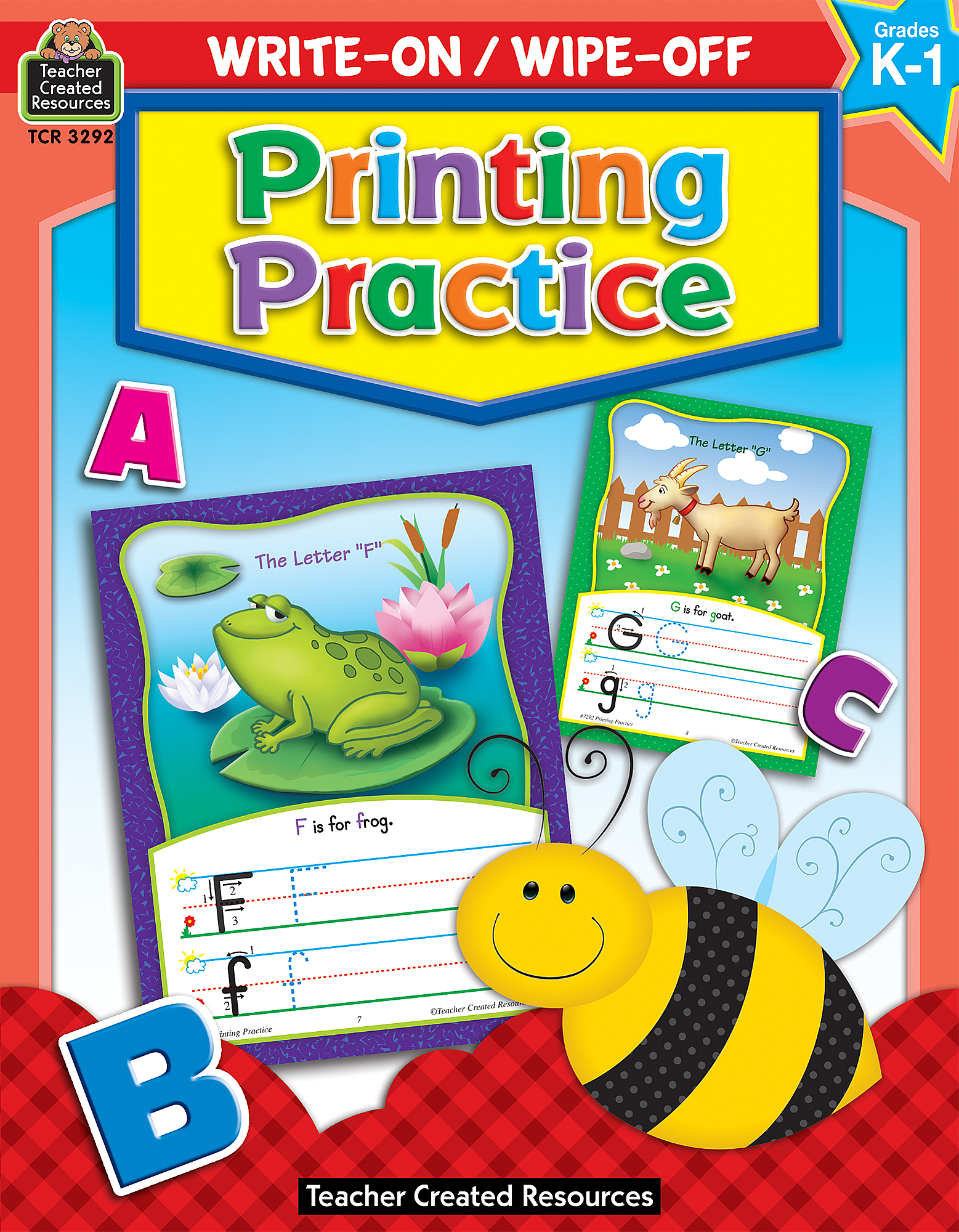 Write-On/Wipe-Off Book: Printing Practice - TCR3292 | Teacher Created ...