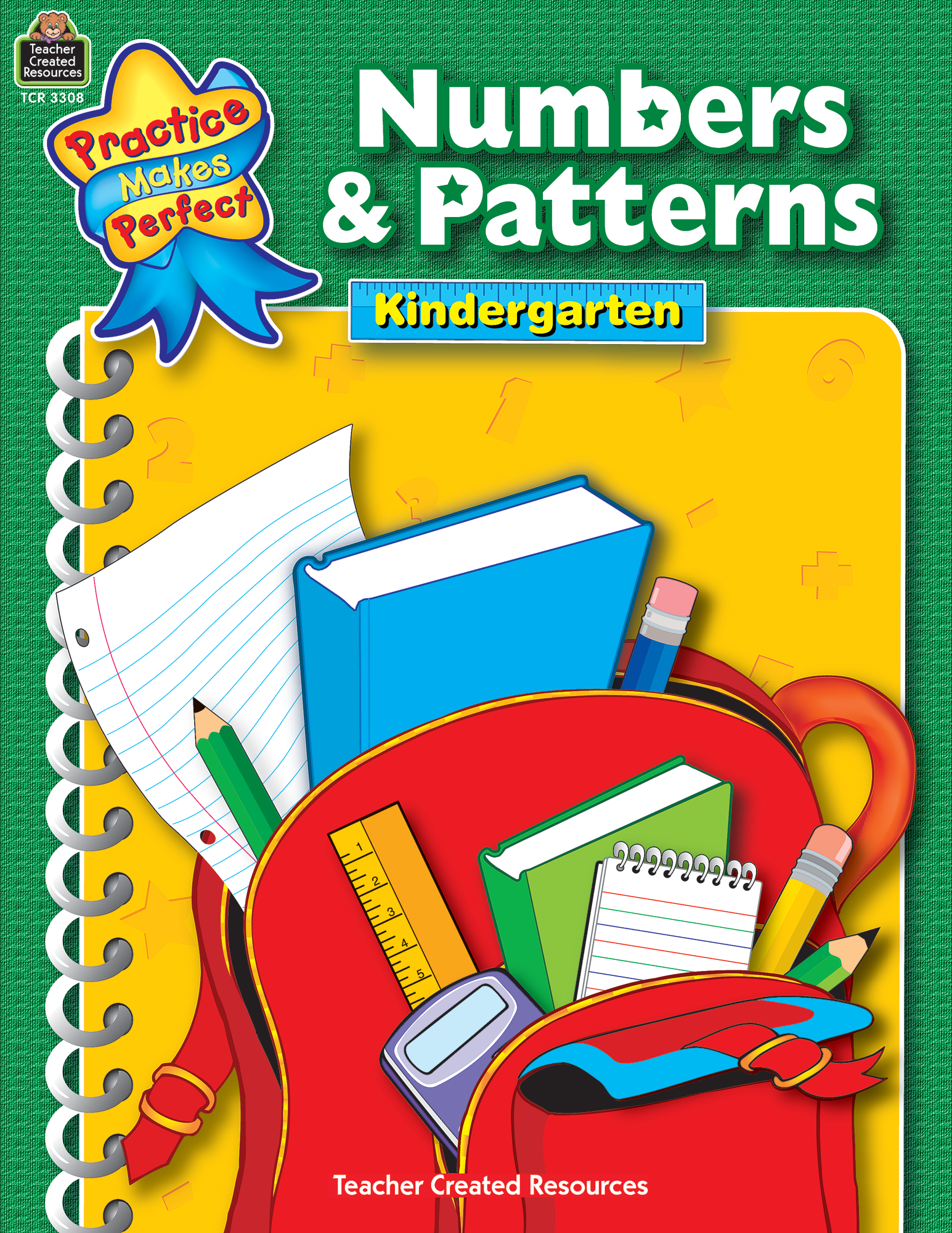 Numbers & Patterns Grade K - TCR3308 | Teacher Created Resources