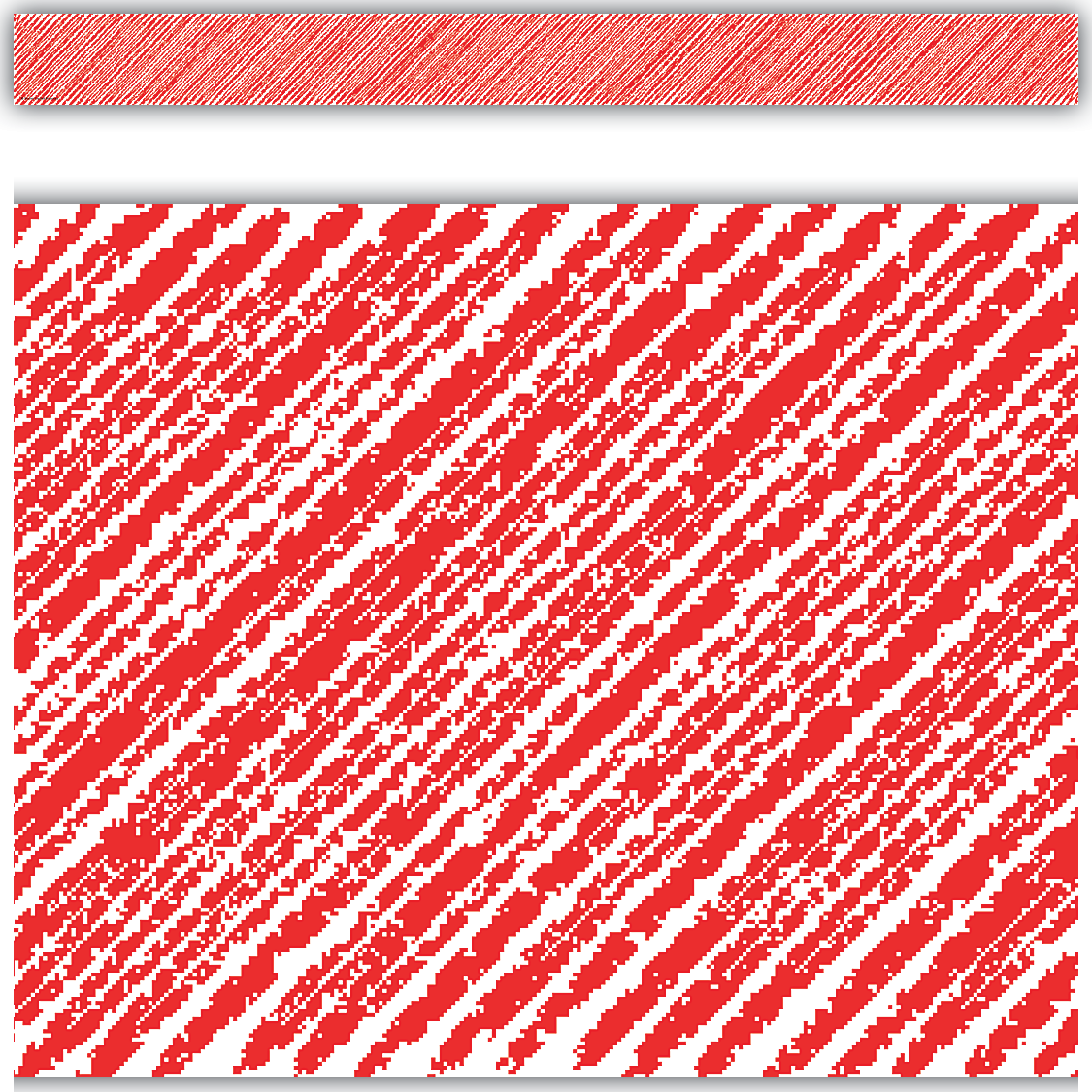 Red Scribble Straight Border Trim - TCR3413 | Teacher Created Resources