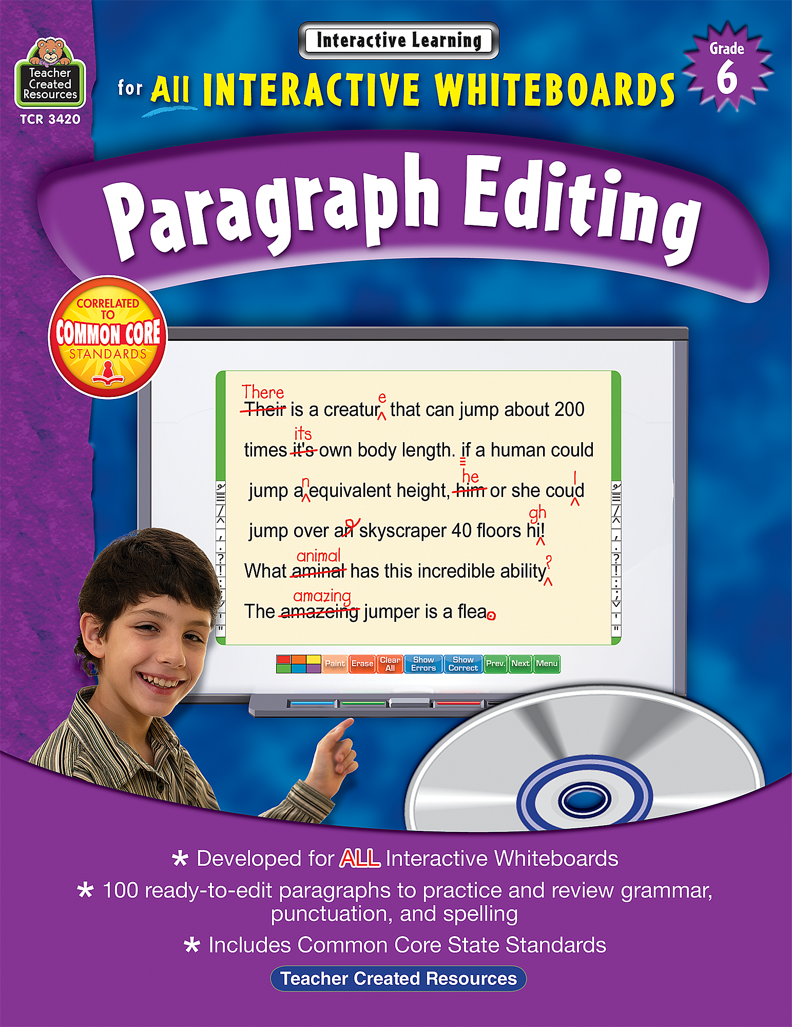 Interactive Learning: Paragraph Editing Grade 6 - TCR3420 | Teacher ...