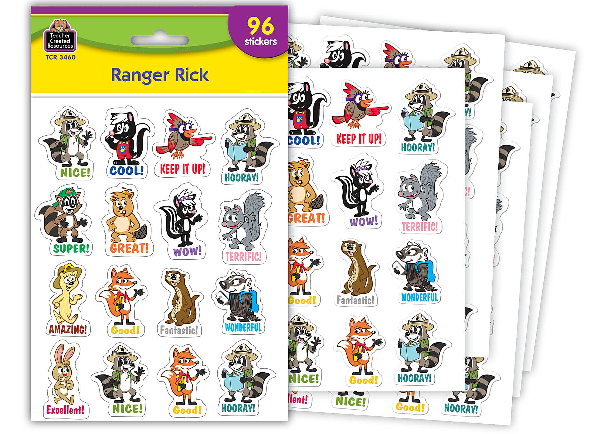 Ranger Rick Stickers - TCR3460 | Teacher Created Resources