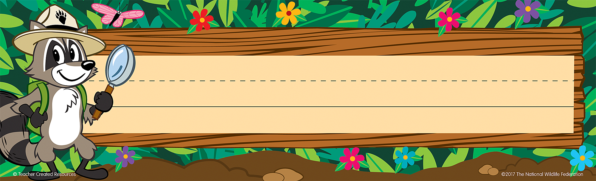 Ranger Rick Flat Name Plates - TCR3473 | Teacher Created Resources