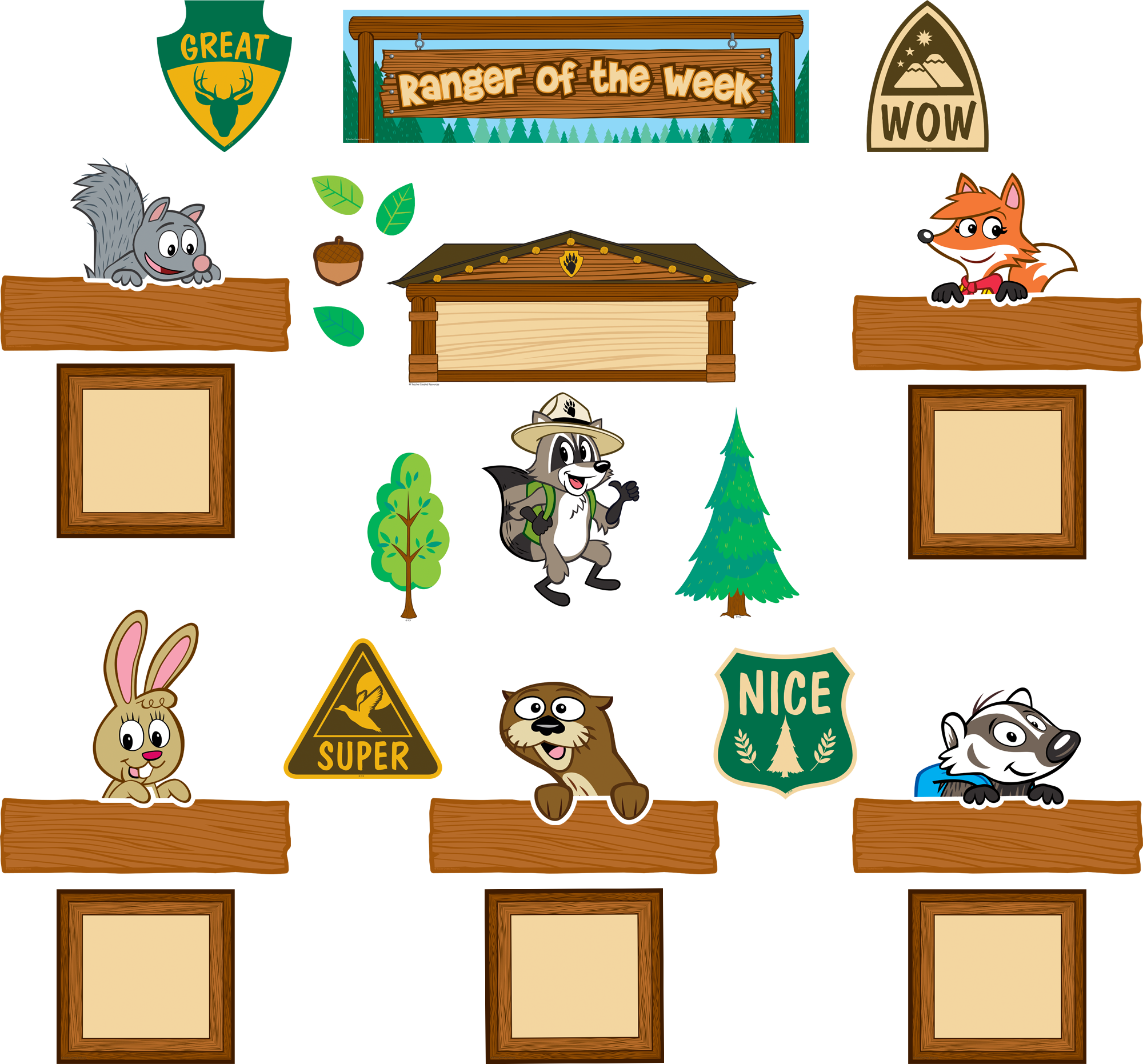 Ranger Rick Ranger of the Week Mini Bulletin Board Display - TCR3560 ...