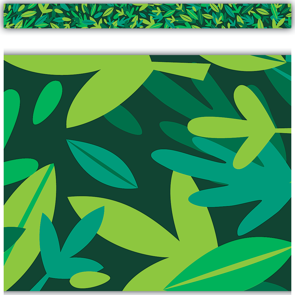 Ranger Rick Forest Leaves Straight Border Trim - TCR3566 | Teacher ...