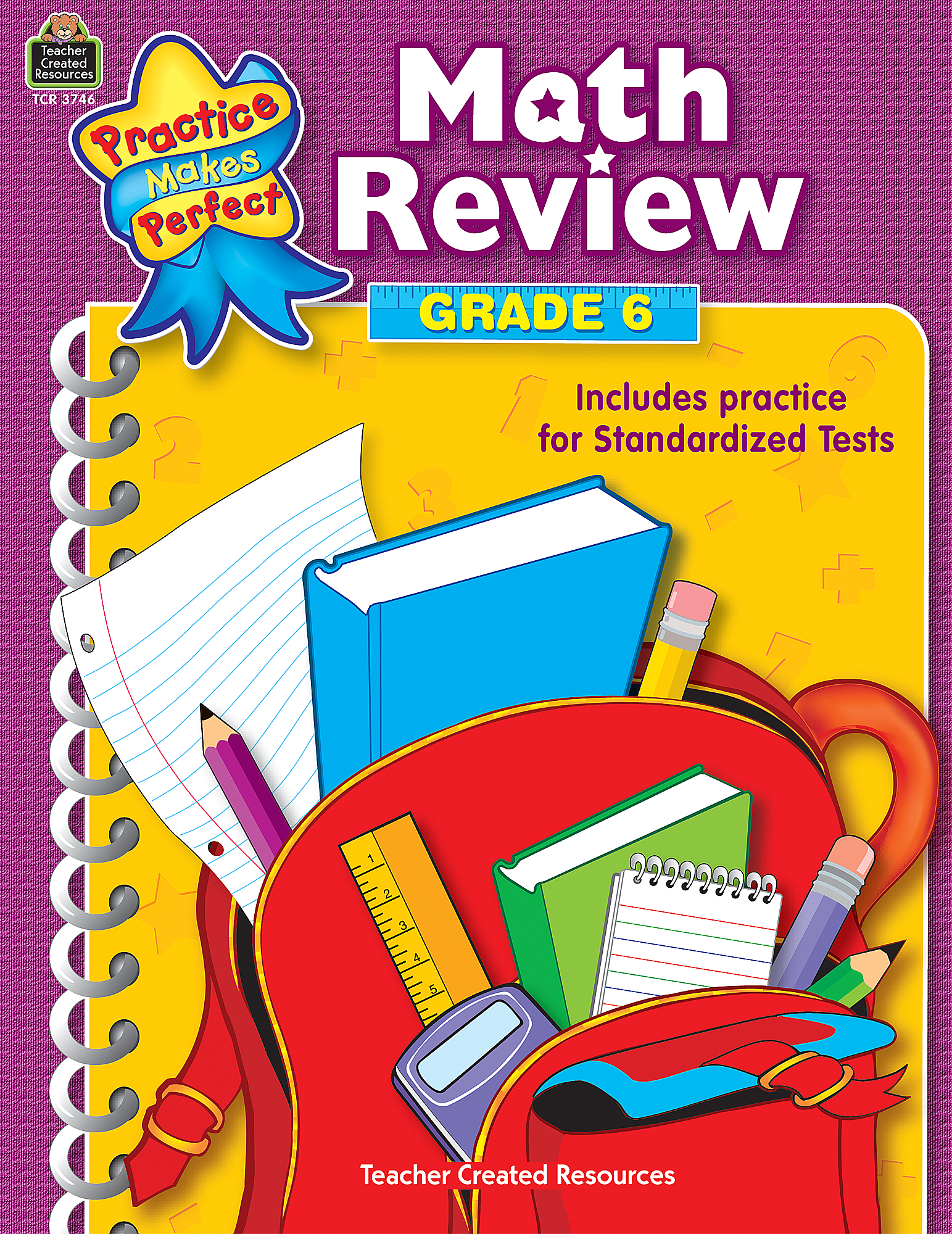 Math Review Grade 6 TCR3746 Teacher Created Resources