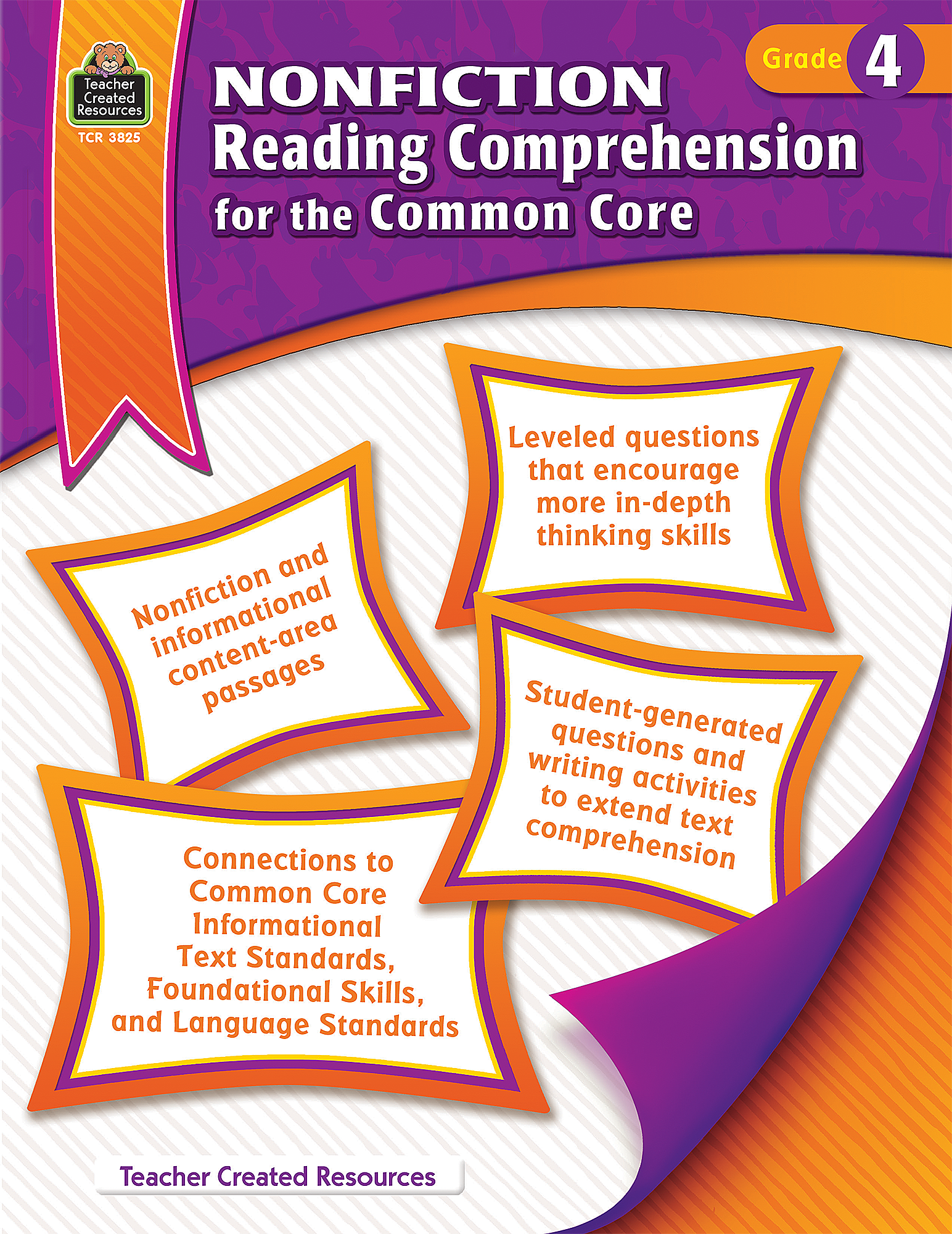 Nonfiction Reading Comprehension for the Common Core Grade 4 - TCR3825 ...