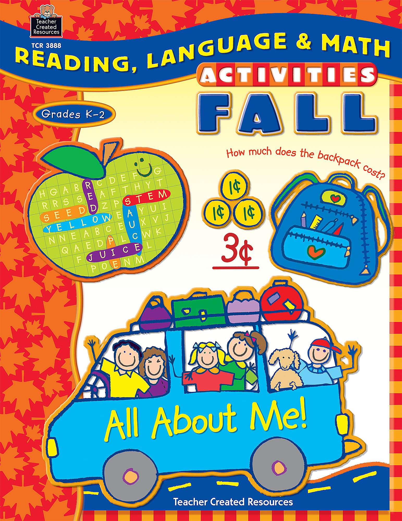 Reading, Language & Math Activities: Fall - TCR3888 | Teacher Created ...