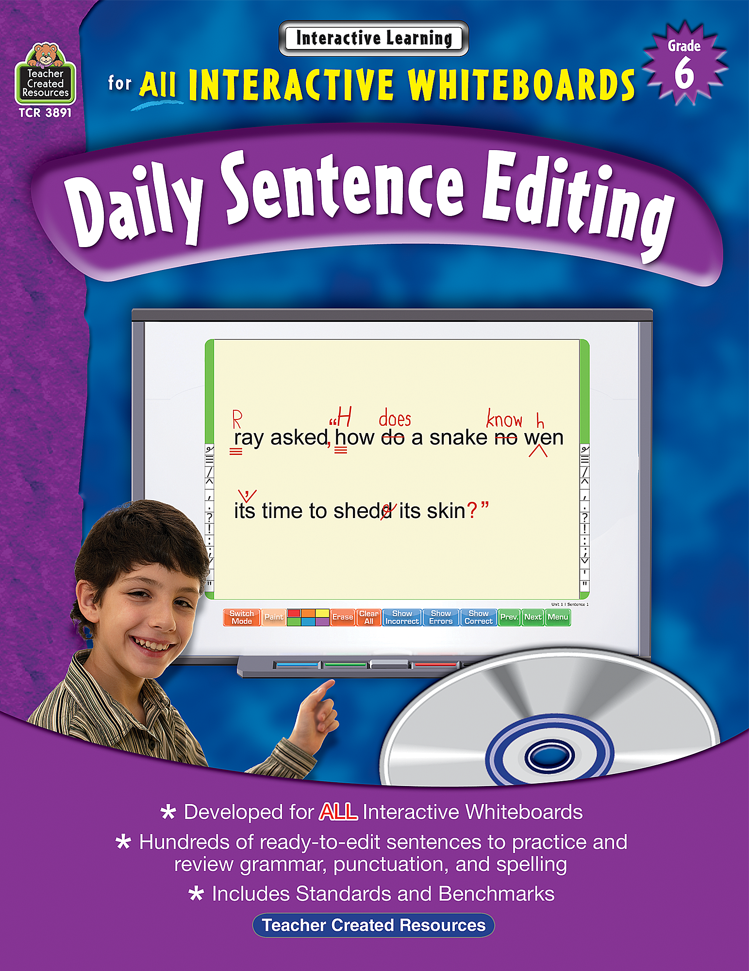 Interactive Learning: Daily Sentence Editing Grade 6 - TCR3891 ...
