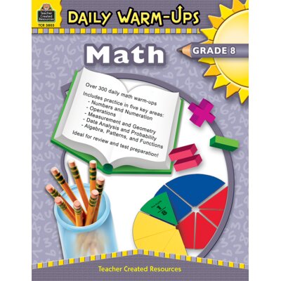 Daily Warm-Ups: Math Grade 8 - TCR3803 | Teacher Created Resources