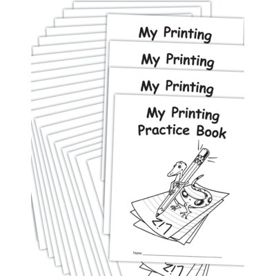 My Own Printing Practice Book 25-Pack - TCR66804 | Teacher Created ...