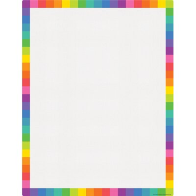 Colorful Blank Write-On/Wipe-Off Chart - TCR7109 | Teacher Created ...