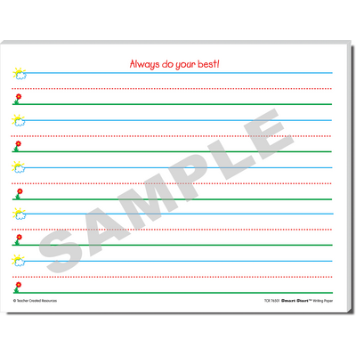 Smart Start K-1 Writing Paper: 100 Sheets - TCR76501 | Teacher Created ...