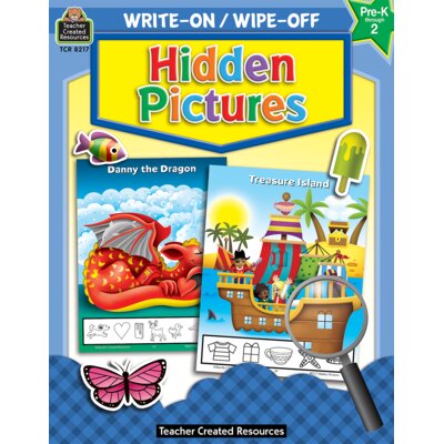 Write-On/Wipe-Off Book: Hidden Pictures - TCR8217 | Teacher Created ...