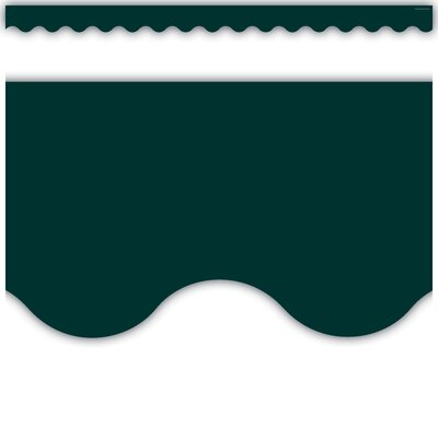 Hunter Green Scalloped Border Trim - TCR3568 | Teacher Created Resources