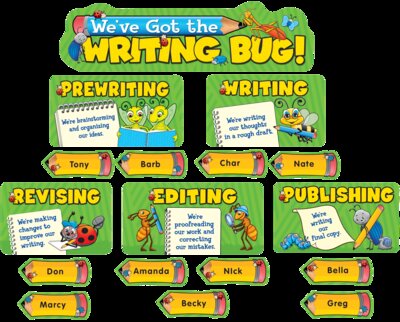 We've Got the Writing Bug Mini Bulletin Board - TCR4566 | Teacher ...