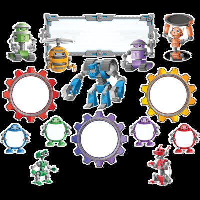 Robots Bulletin Board Display Set - TCR5253 | Teacher Created Resources