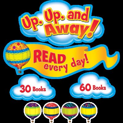 Read Every Day Bulletin Board Display Set - TCR5298 | Teacher Created ...