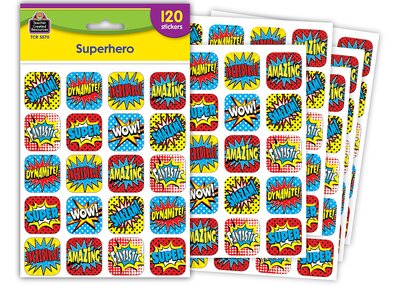 Superhero Stickers - TCR5570 | Teacher Created Resources
