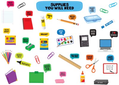 Supplies You Will Need Mini Bulletin Board - TCR5721 | Teacher Created ...