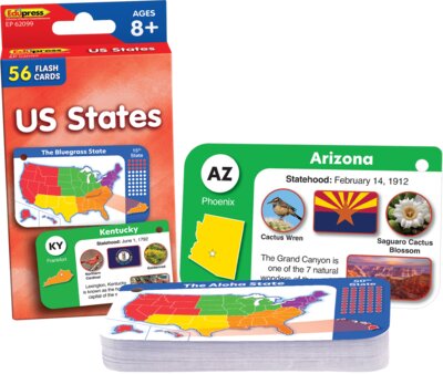 US States Flash Cards - TCR62099 | Teacher Created Resources