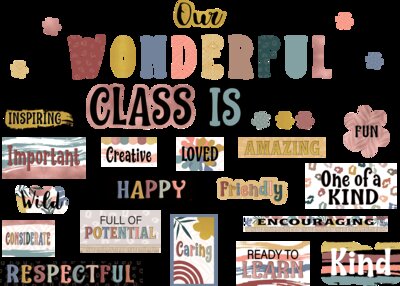 Wonderfully Wild Our Wonderful Class Mini Bulletin Board - TCR6680 | Teacher Created Resources